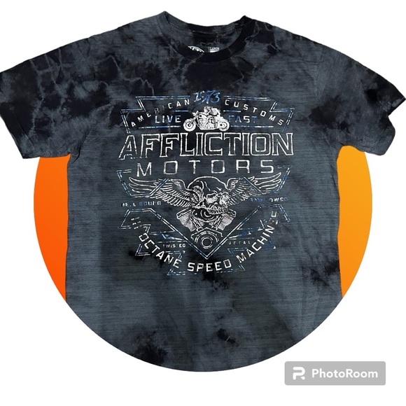 Affliction | Shirts | Affliction Men Motors Ac Alchemist Foil Graphic ...